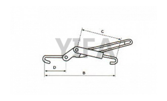 load binder for lashing_MINI Lever Type chain load binder_LT Load Binder